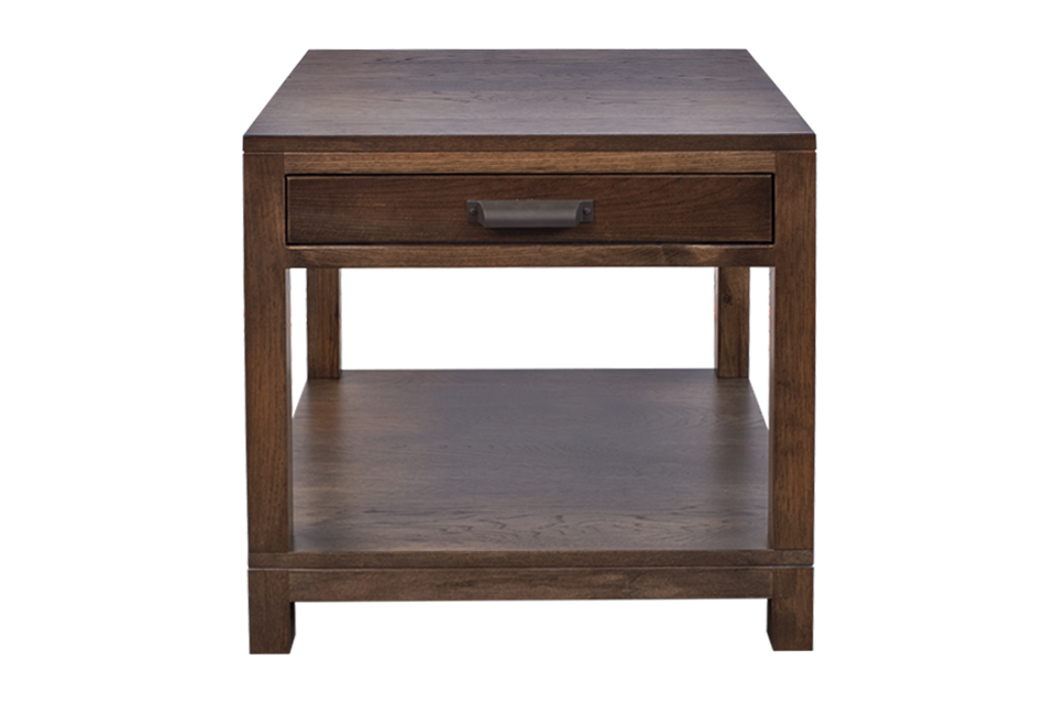 Rustic Hickory End Table – Redekers