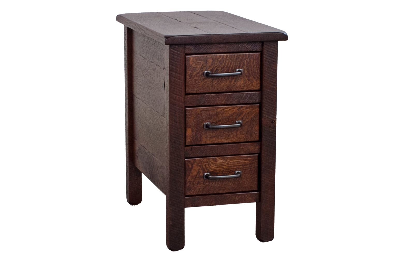 Rustic Quartersawn White Oak End Table – Redekers
