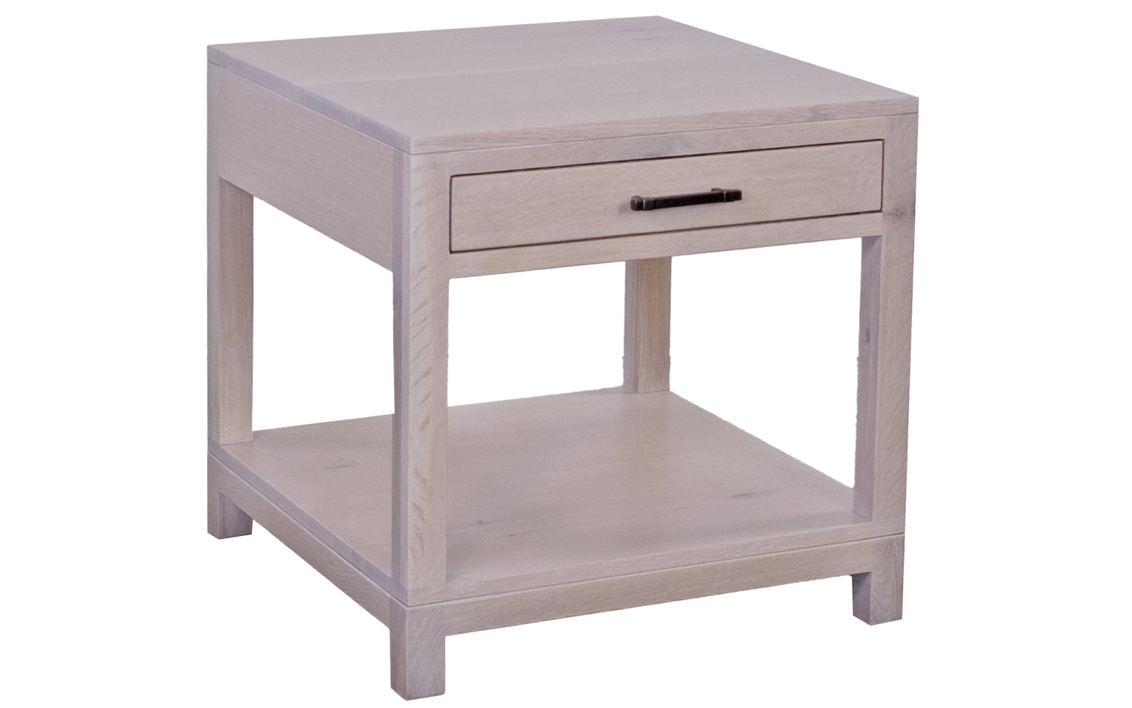 Rustic Quartersawn White Oak End Table – Redekers