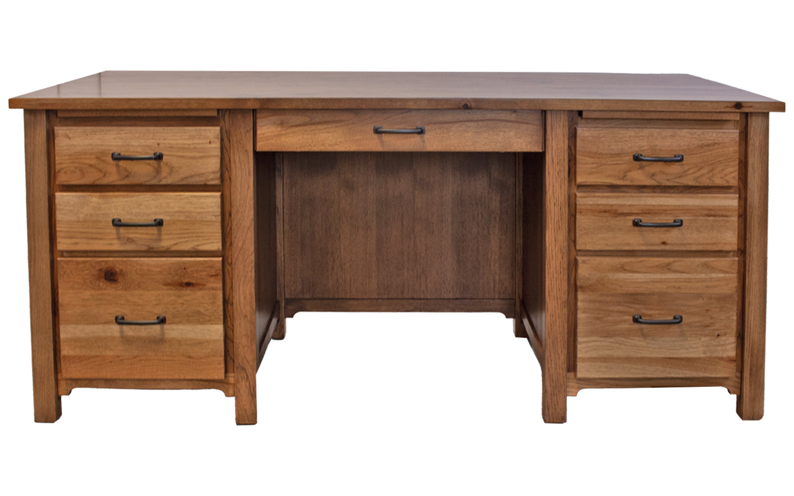 Rustic Hickory Desk – Redekers